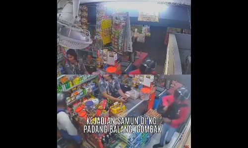 Two men attempt robbery, cashier fights back with machete - update11111