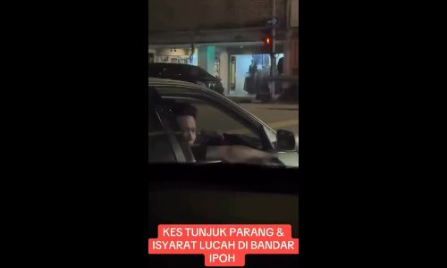 Man seen holding machete in car, flipping people off in Bandar Ipoh ...