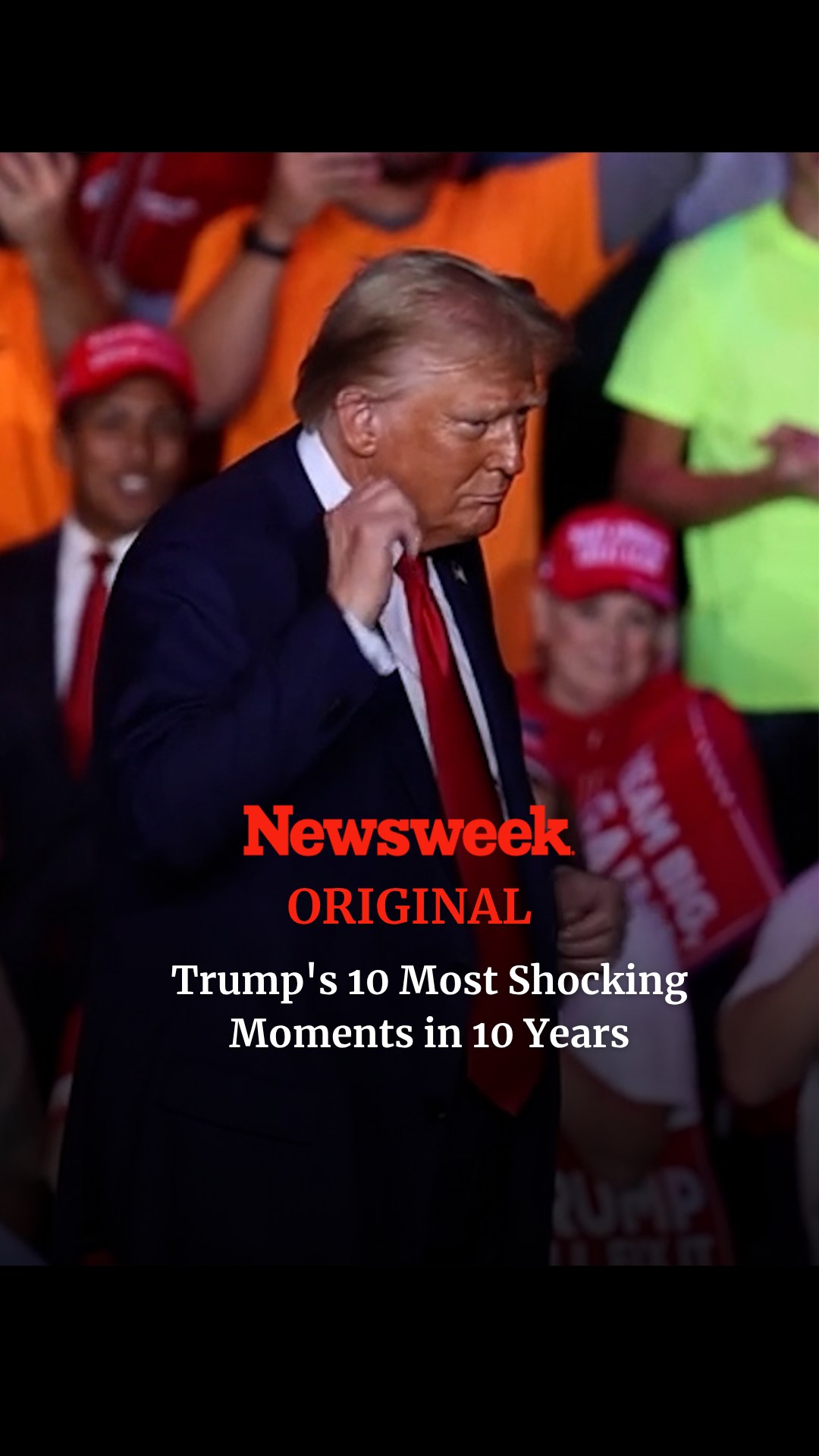 President Trump launched his presidential campaign 10 years ago today ...