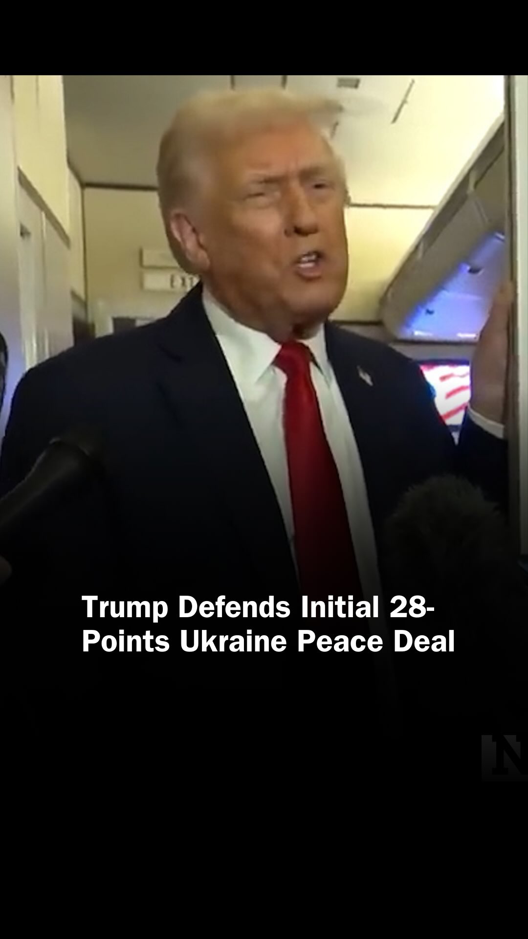 President Donald Trump gave reporters on Air Force One his thoughts on ...