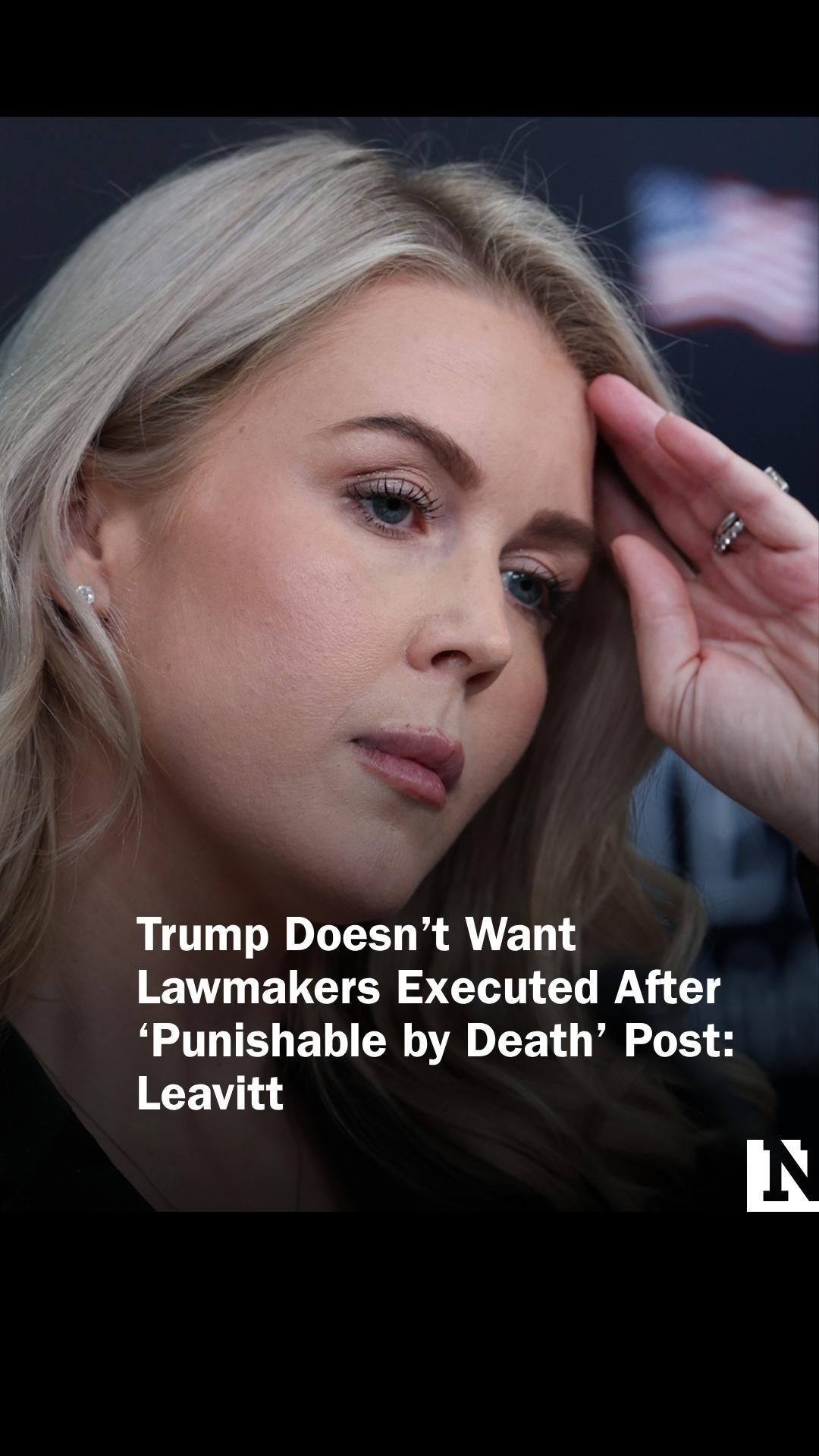 White House Press Secretary Karoline Leavitt said President Donald ...