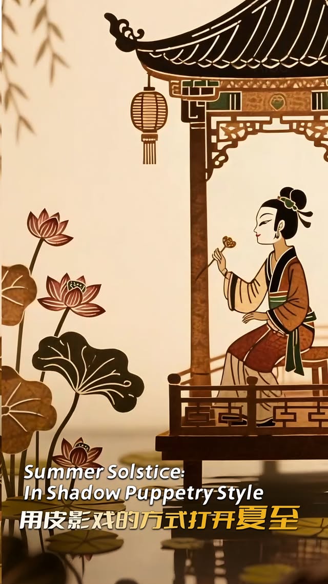 Summer Solstice: In shadow puppetry style