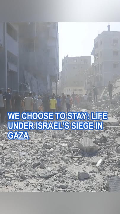 Despite the ongoing Israeli destruction and siege of Gaza City ...