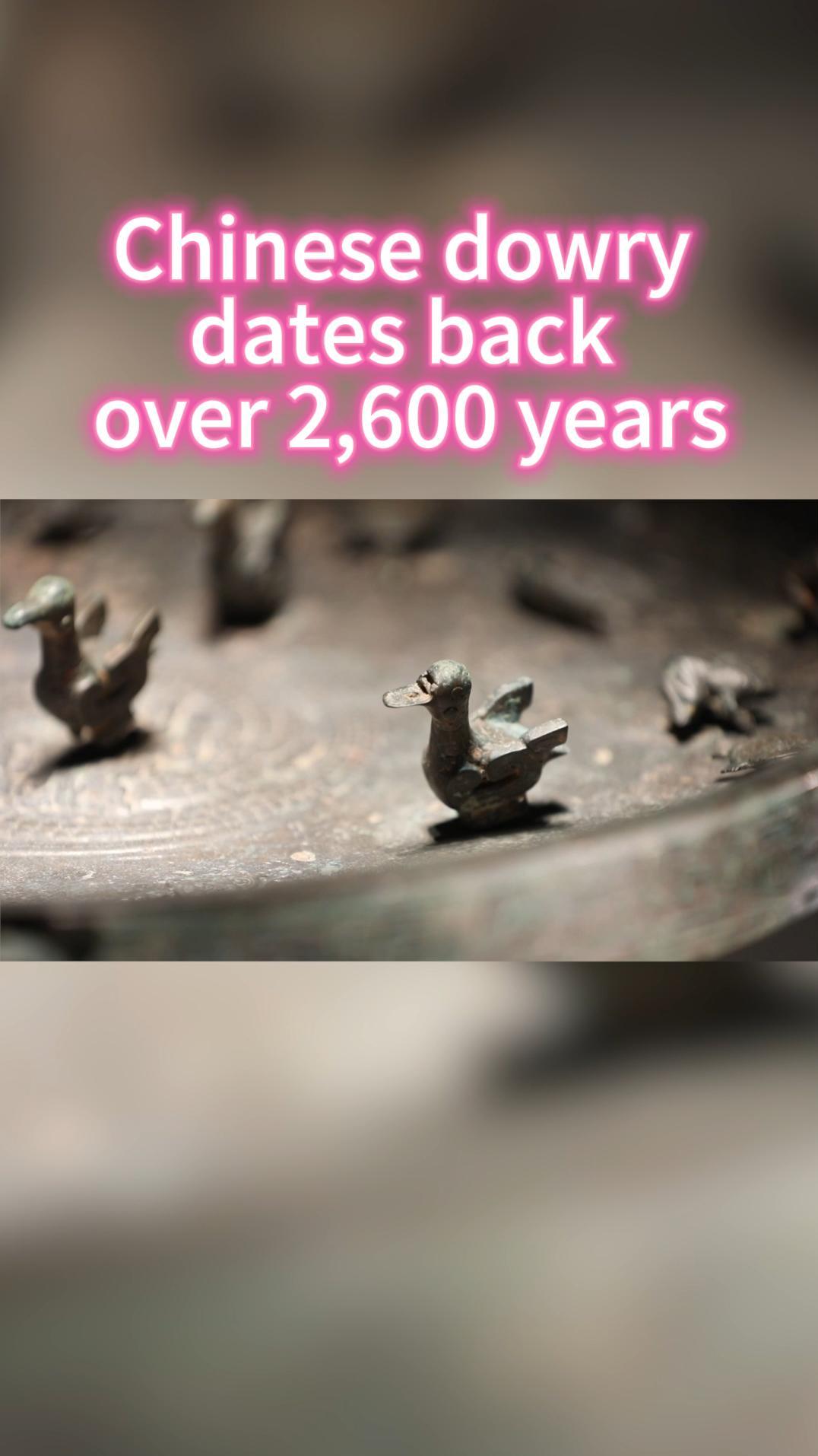 Chinese dowry dates back over 2,600 years