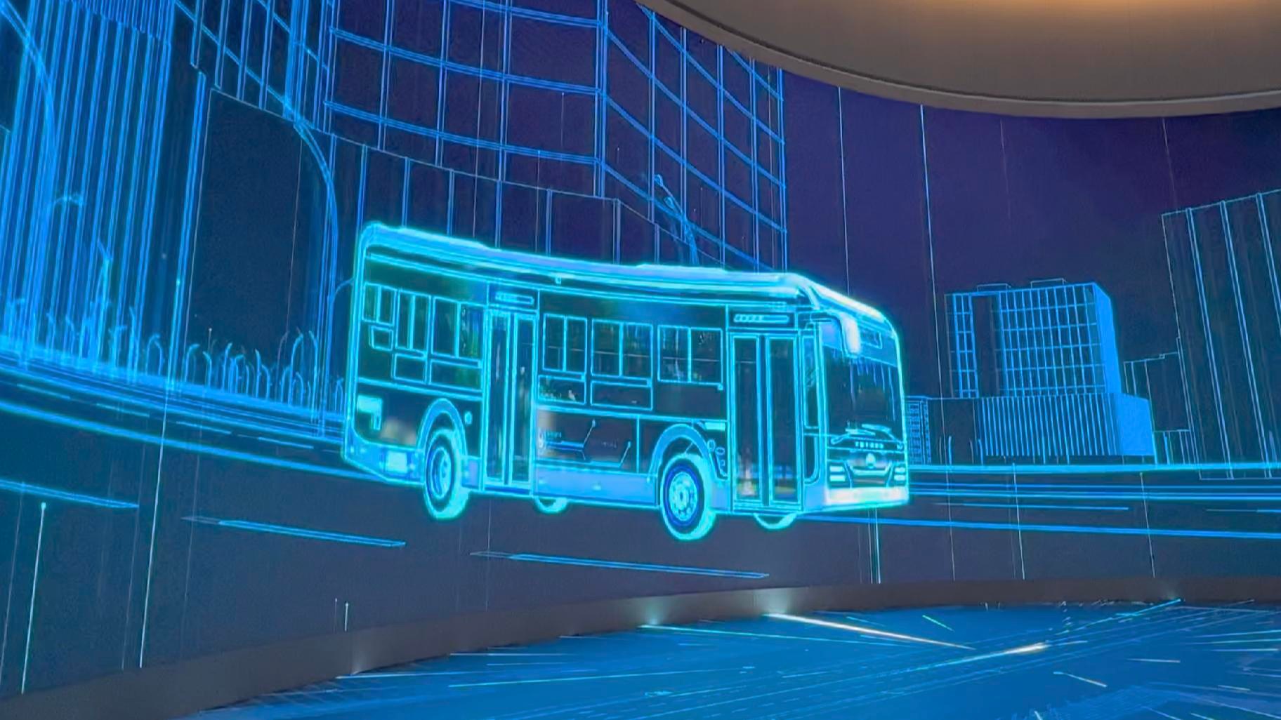 Inside China's electric, driverless bus boom