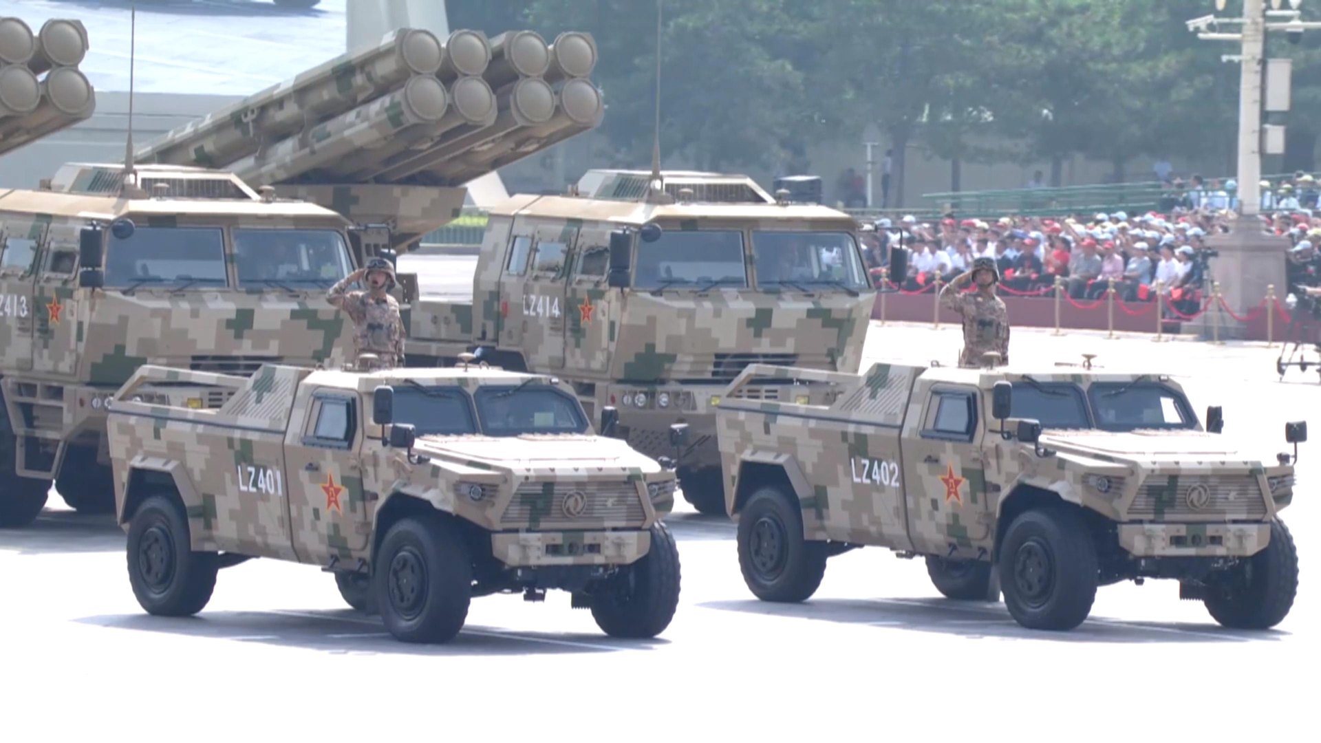 China showcases long-range artillery at V-Day parade