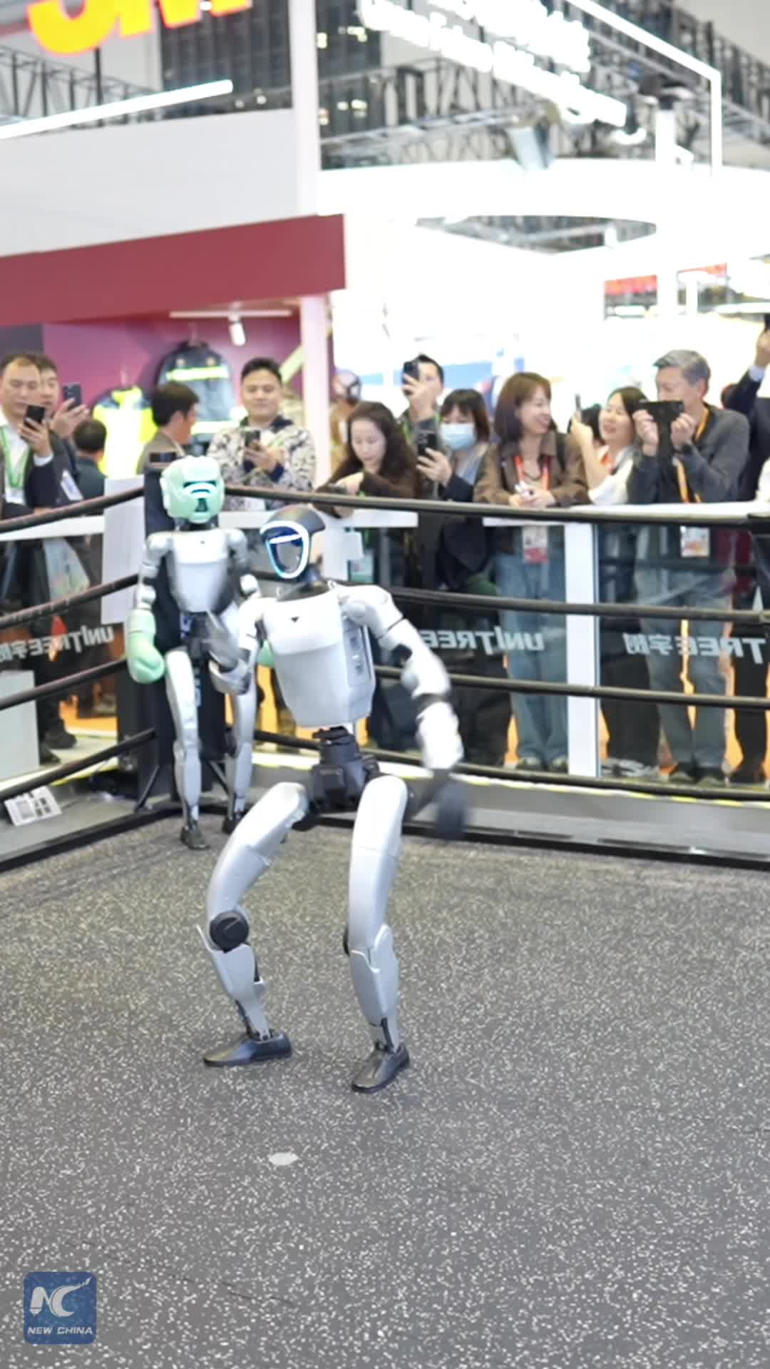Unitree robots wow CIIE crowd with "Pulp Fiction" dance moves