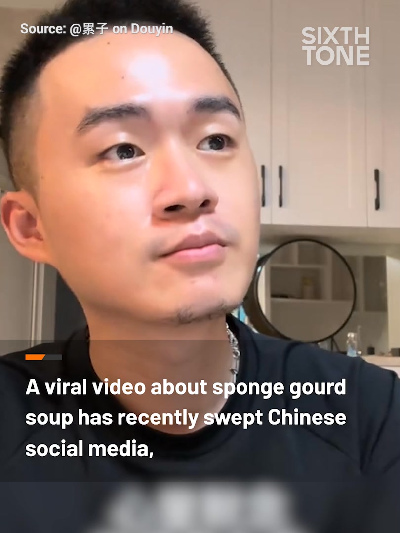 Sponge gourd soup, a staple in Chinese home cooking, has unexpectedly ...