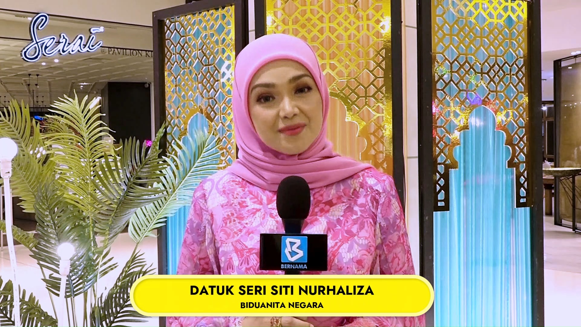 Ucapan raya oleh Biduanita Negara Datuk Seri Siti Nurhaliza