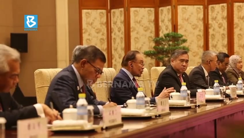 Prime Minister Datuk Seri Anwar Ibrahim during bilateral meeting with ...