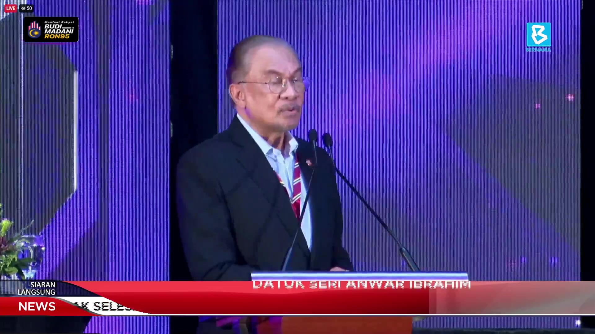 [LANGSUNG] - Ucapan Perdana Menteri Datuk Seri Anwar Ibrahim pada ...