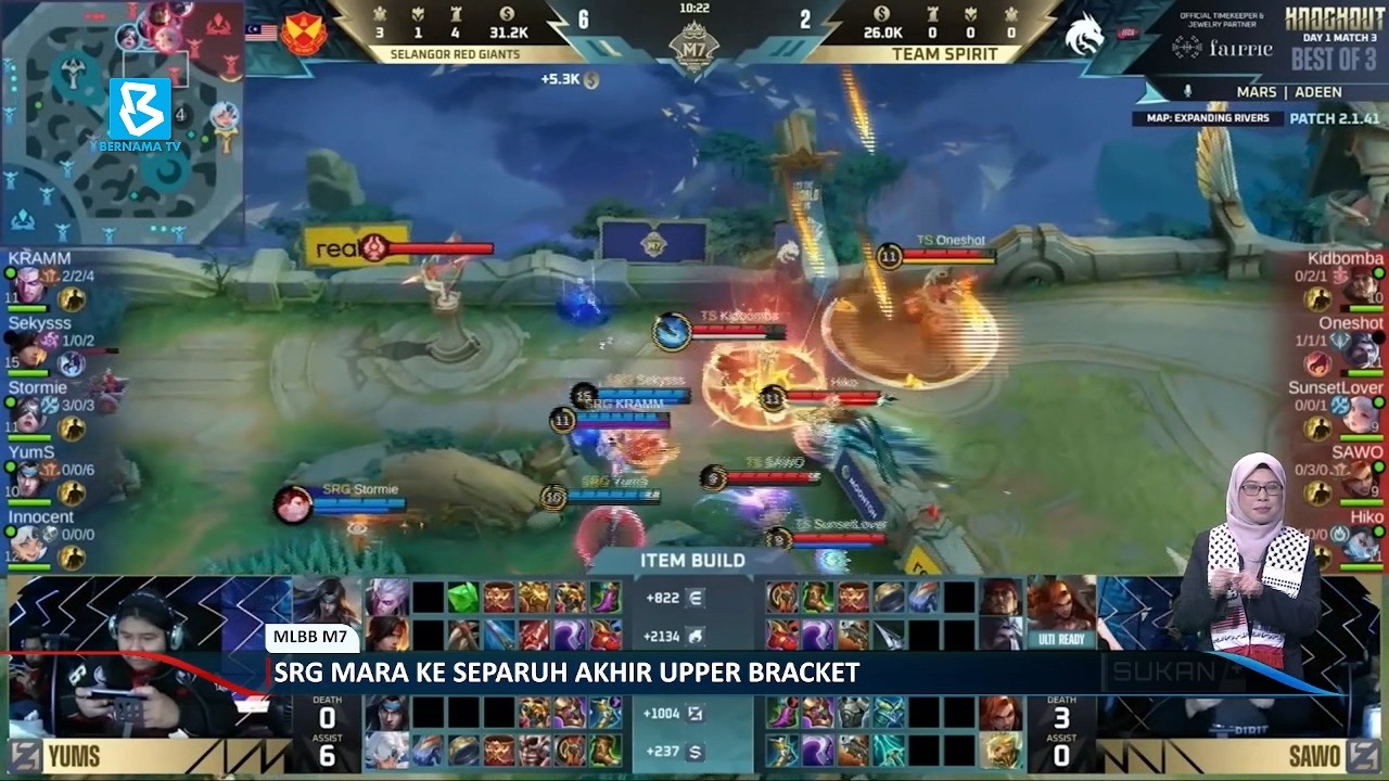 MLBB M7: SRG mara ke separuh akhir upper bracket
