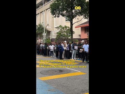 Thousands of well-wishers pay last respects to Tan Sri T. Ananda ...