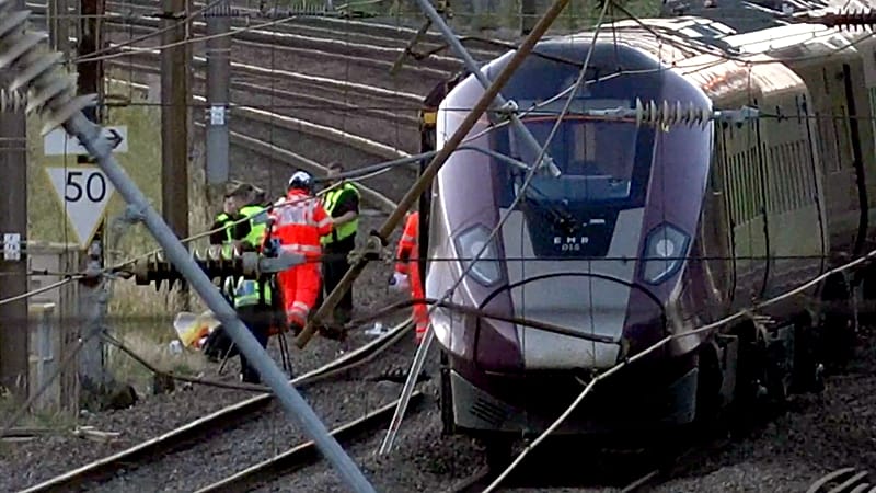Driver dies and nine people are in critical condition after two trains ...