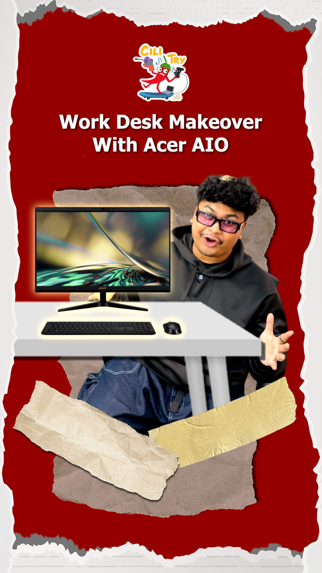 Work Desk Makeover With Acer AIO