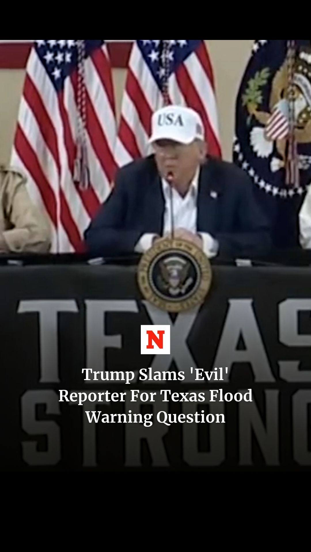 President Donald Trump called a reporter "evil" for questioning the ...