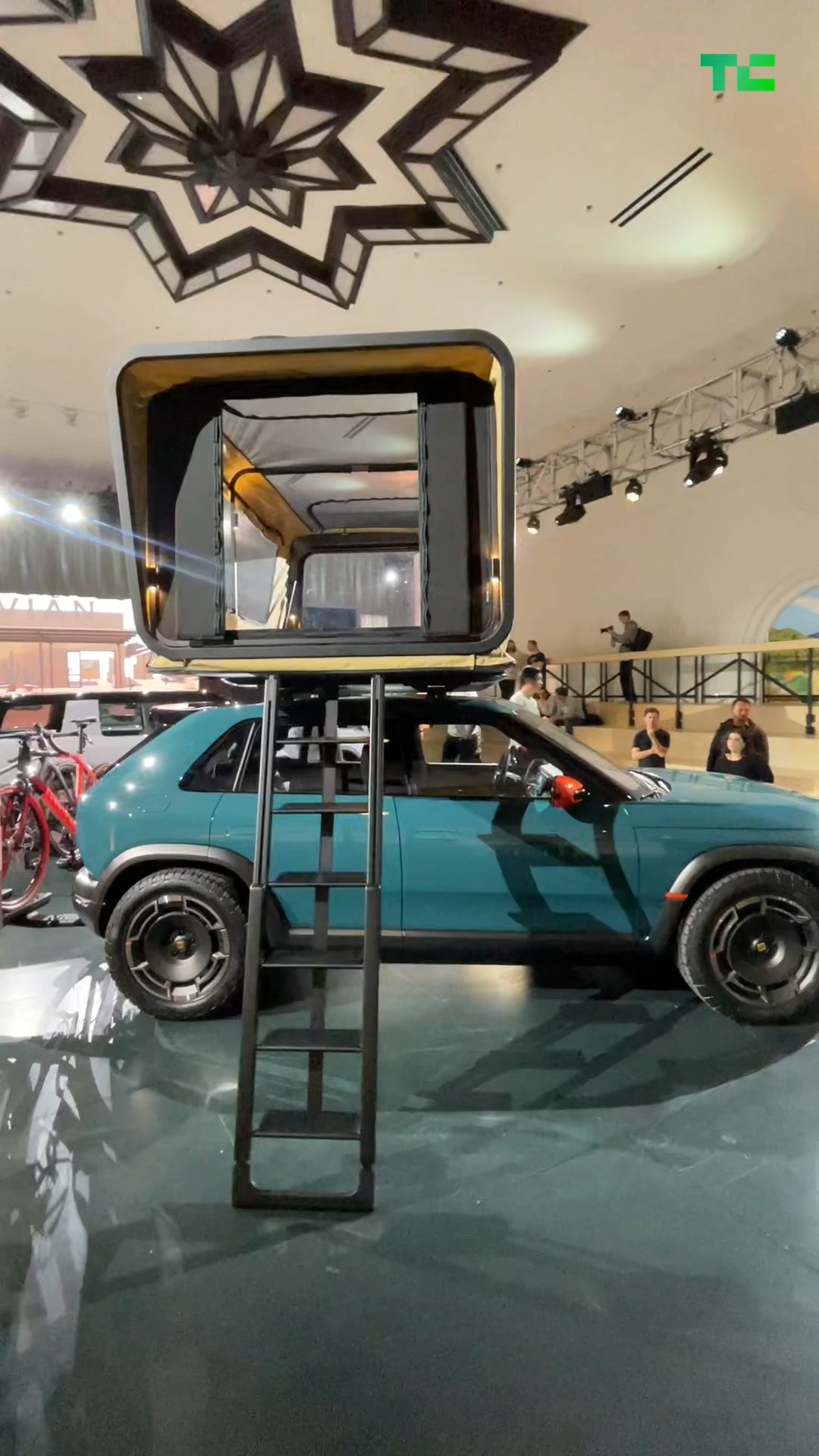 Rivian has a cinematic surprise tucked in its new “treehouse” rooftop ...