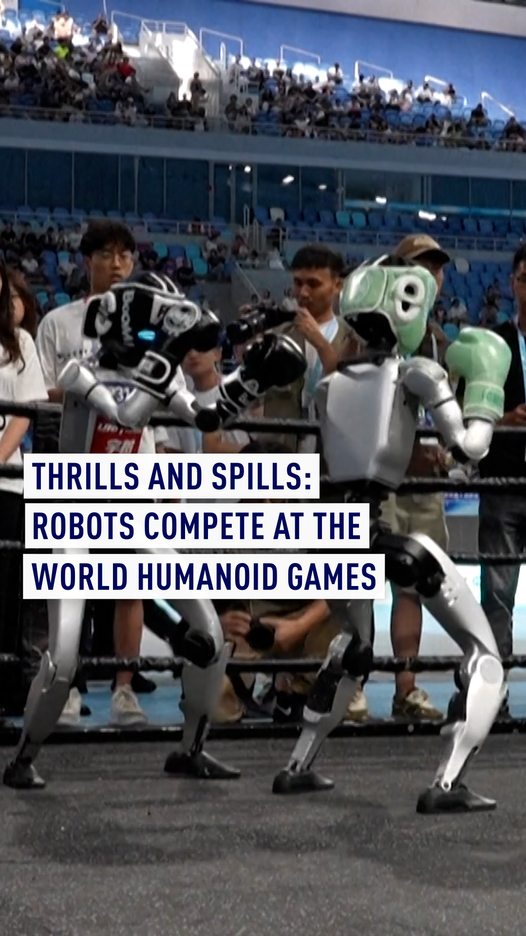 'Not just games': Humanoid robots sprint and spar towards the future