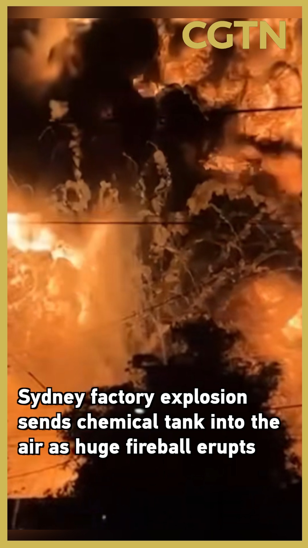 Sydney factory explosion sends chemical tank into the air as huge ...