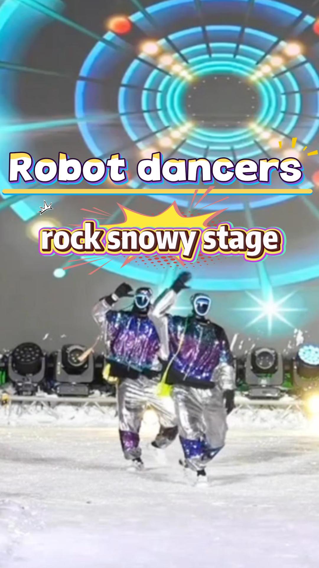Humanoid robots show off dance moves at world's largest ice and snow ...