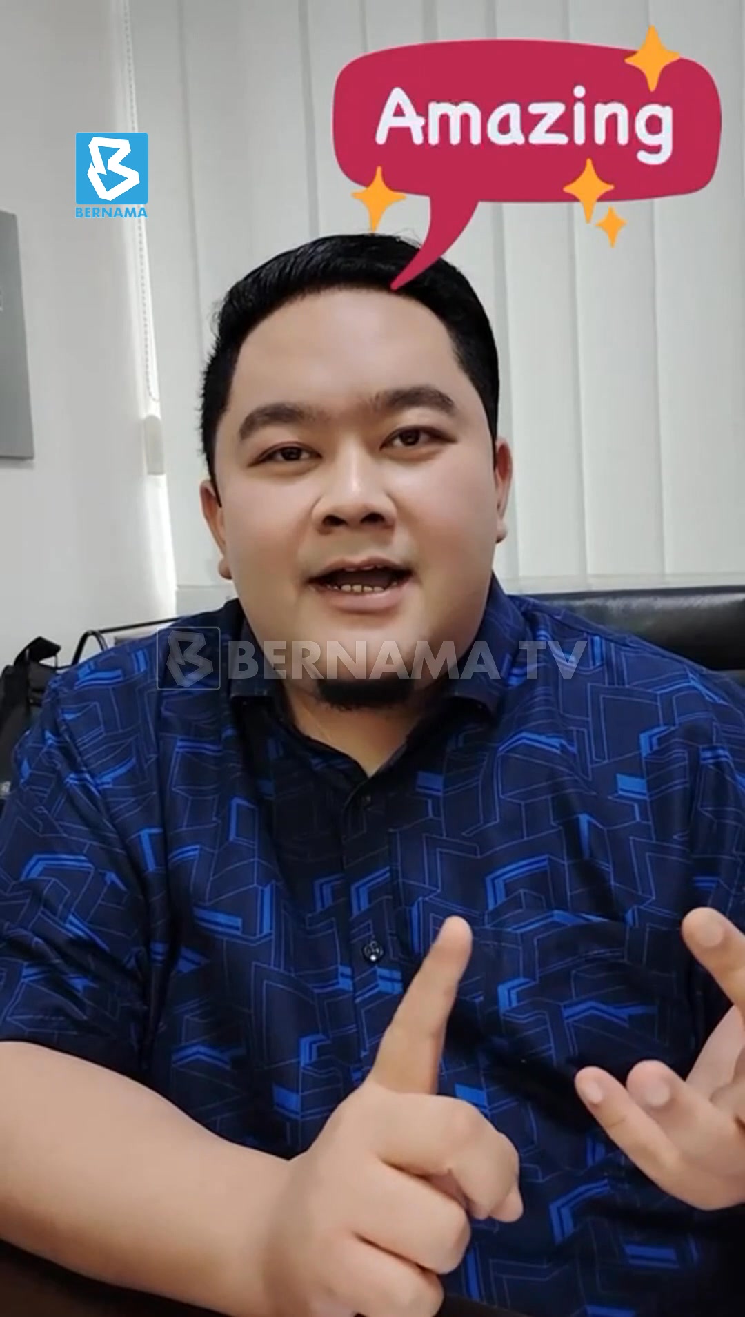 Biasa tonton mereka di kaca tv nampak bercakap tersusun sahaja kan ...