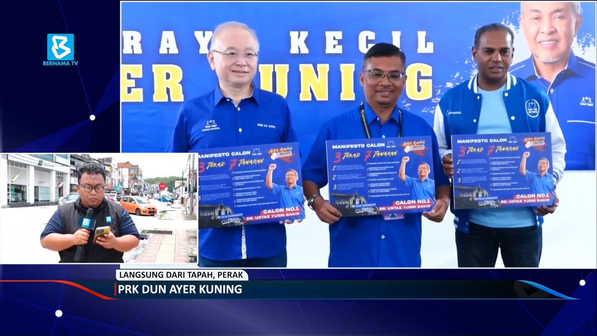 PRK DUN Ayer Kuning: Langsung dari Tapah, Perak
