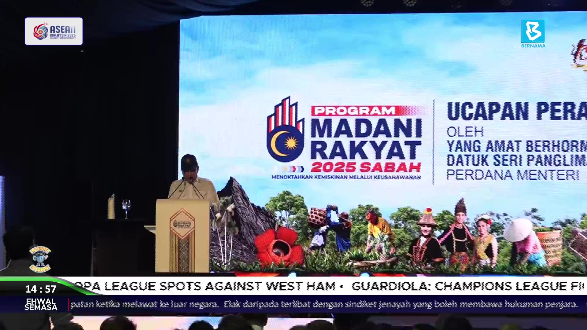 Ucapan PM Anwar pada Majlis Perasmian Penutupan Program MADANI Rakyat 2025 Sabah