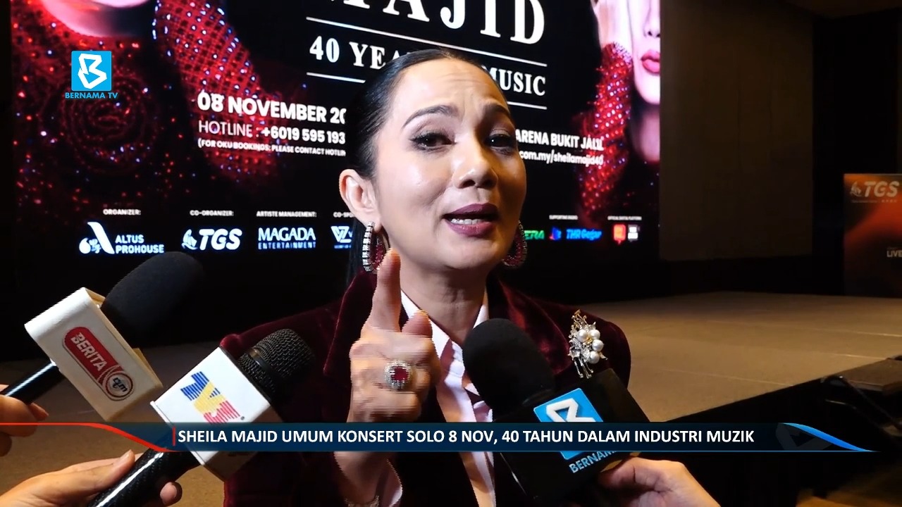 Sheila Majid umum konsert solo 8 Nov, 40 tahun dalam industri muzik