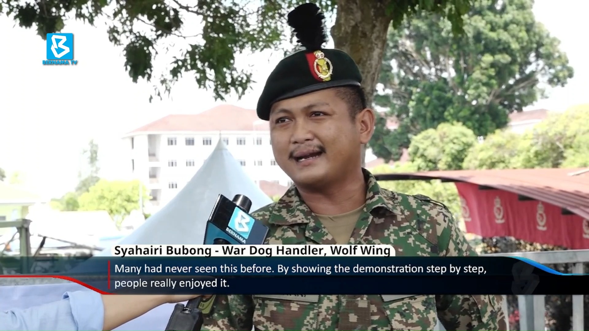 Madani Rakyat 2025 Melaka: war dog demonstration captivates crow