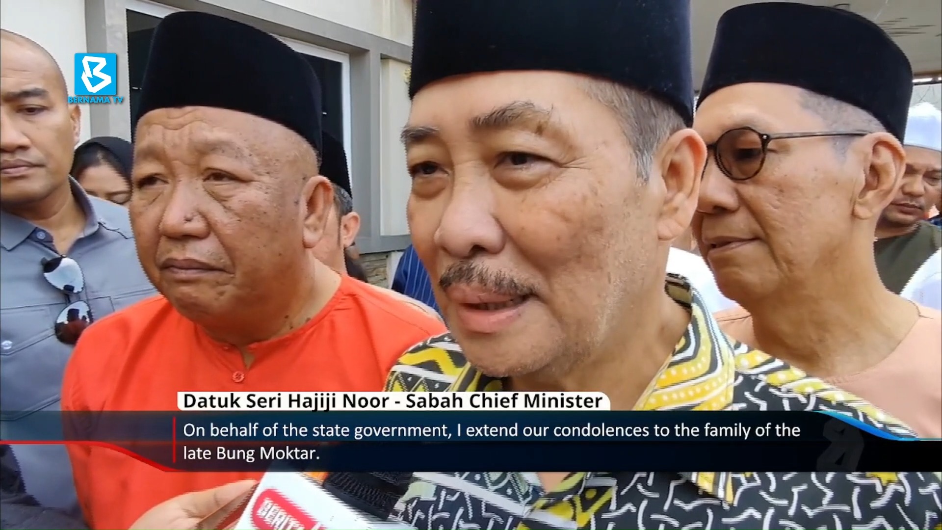 Sabah Chief Minister pays final respects to late Bung Moktar